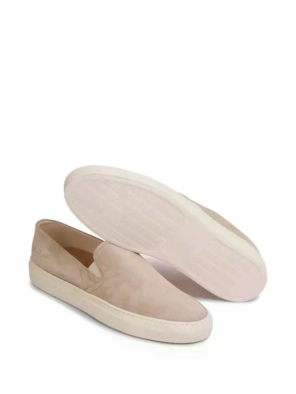 COMMON PROJECTS Suede Slip-on Sneakers - Neutrals