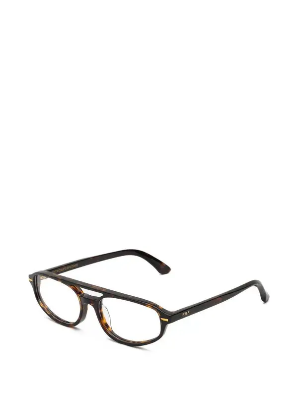 RETROSUPERFUTURE Pilot Frame Glasses - Brown
