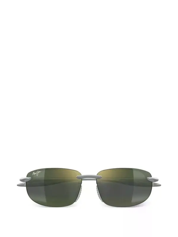 Maui Jim Hookipa Rimless Sunglasses - Silver