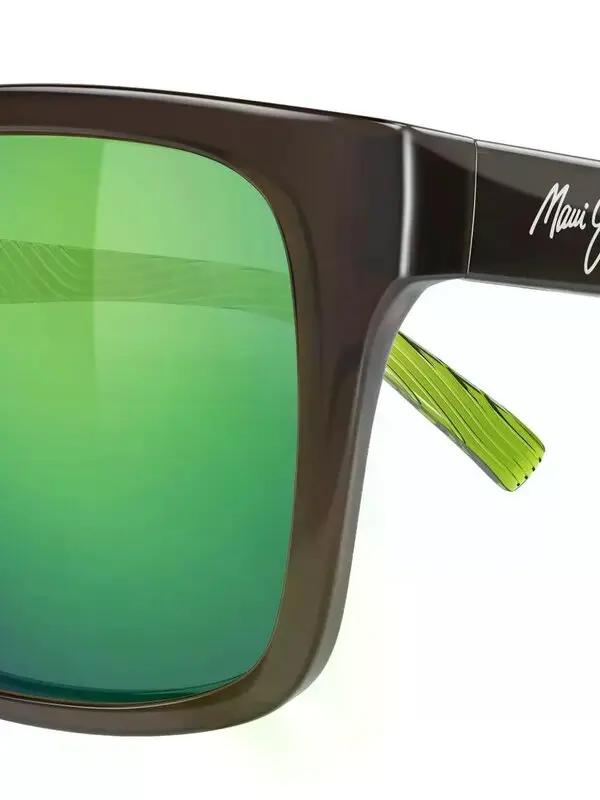 Maui Jim Kōwelo Square-frame Sunglasses - Brown