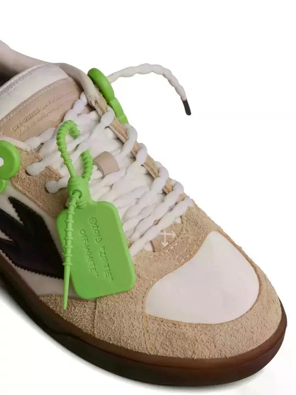 Off-White End Of Play Arrow Suede Sneakers - Neutrals