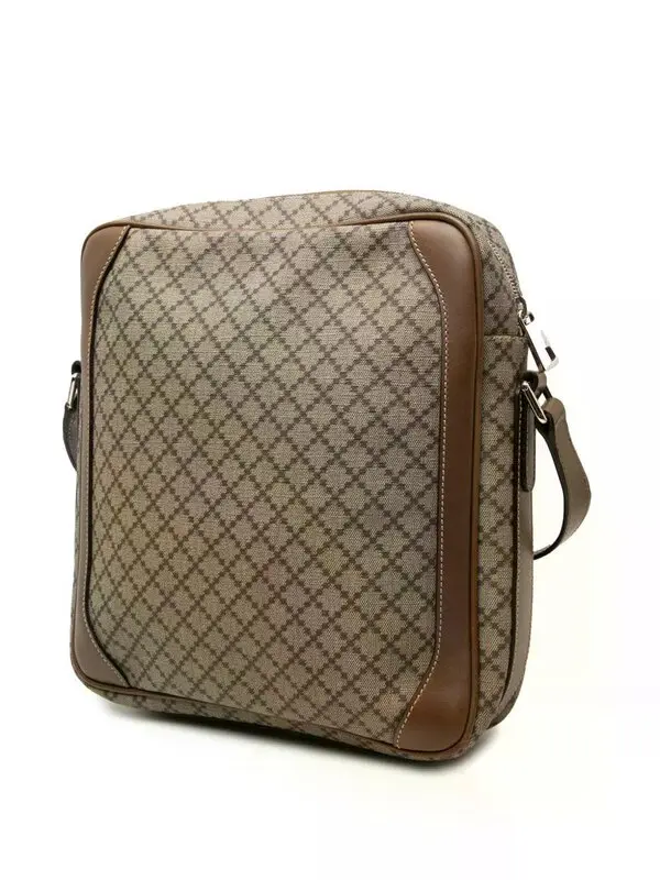 Gucci Diamante Coated Canvas Zip Crossbody Bag