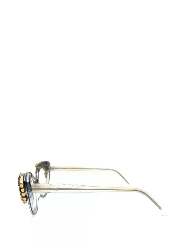 FRANCIS KLEIN Embellished Cat-eye Eyeglasses
