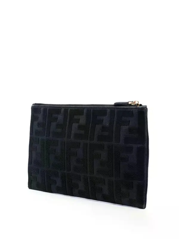 Fendi 2010-2026 Zucca Canvas Clutch Bag