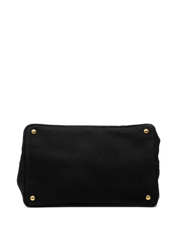 Prada Canapa Logo Satchel 2013-2015 - Black
