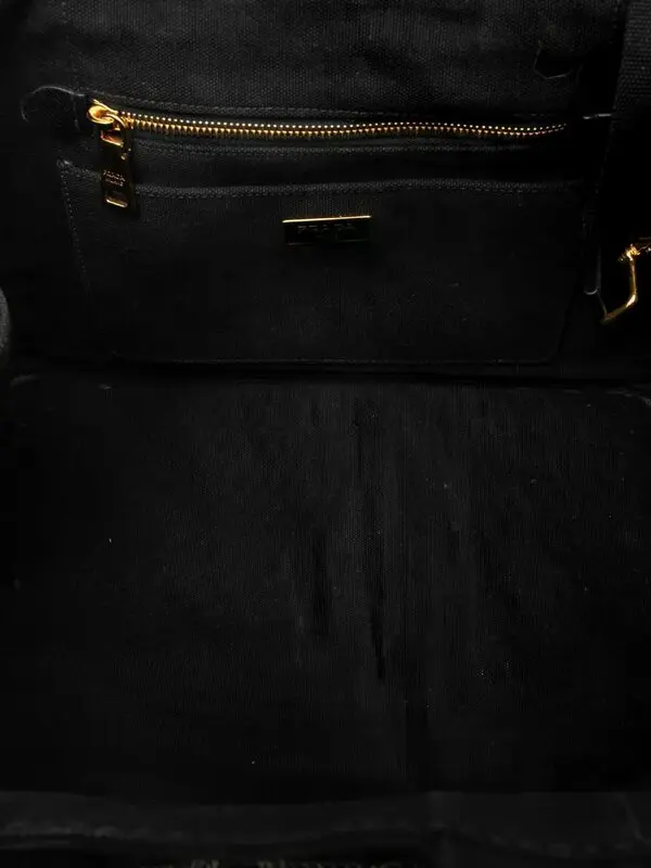 Prada Canapa Logo Satchel 2013-2015 - Black