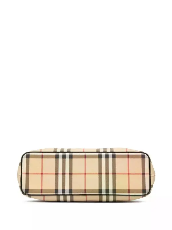 Burberry House Check Coated Canvas Tote Bag
