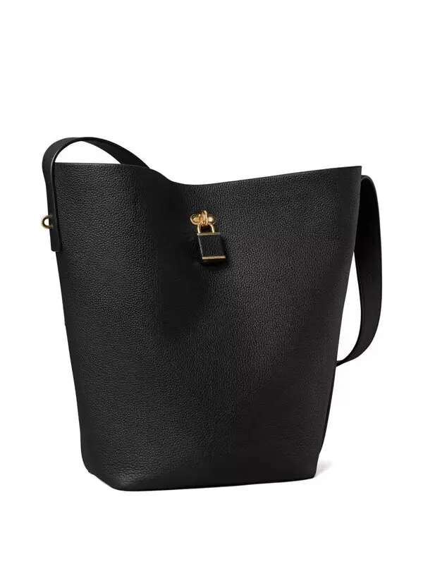 Tory Burch Slim Lock Bucket Bag - Black