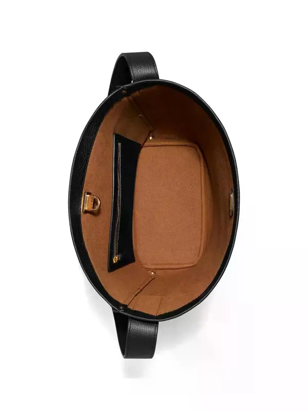 Tory Burch Slim Lock Bucket Bag - Black
