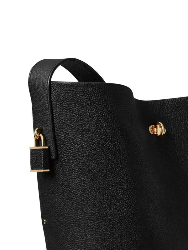 Tory Burch Slim Lock Bucket Bag - Black
