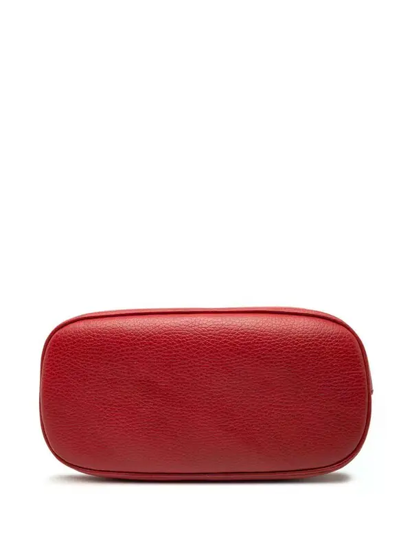 Gucci 2000-2015 Mini Leather Gg Charm Dome Satchel - Red