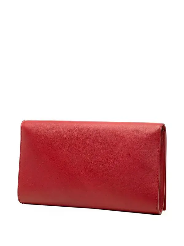 Saint Laurent 2014 Large Leather Belle De Jour Clutch Bag