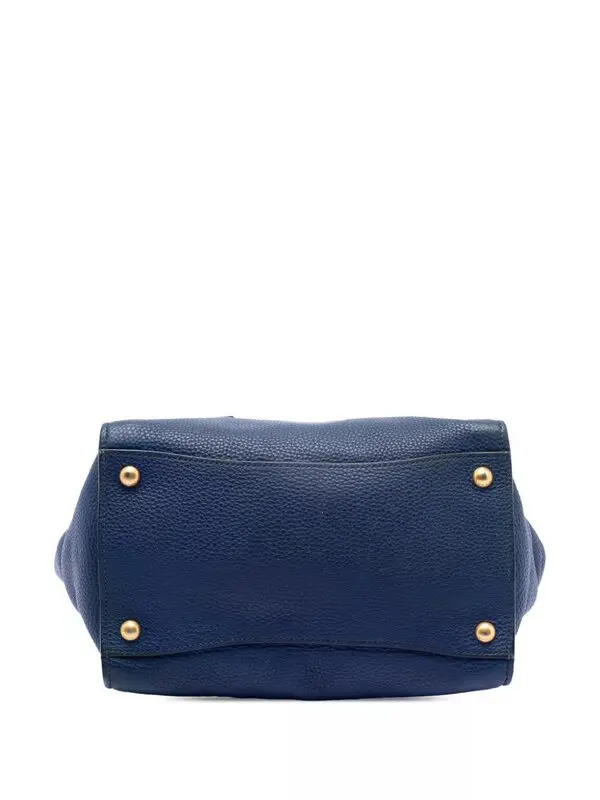 Prada Vitello Daino Sound Lock Satchel