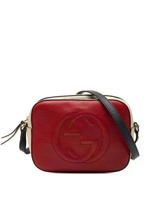Gucci Small Tricolor Leather Soho Disco Crossbody Bag