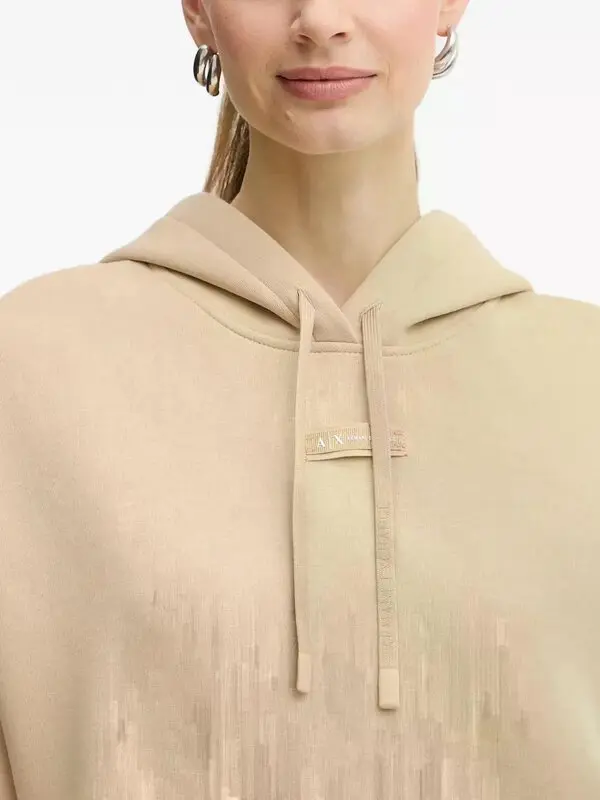 Armani Exchange Logo-patch Hoodie