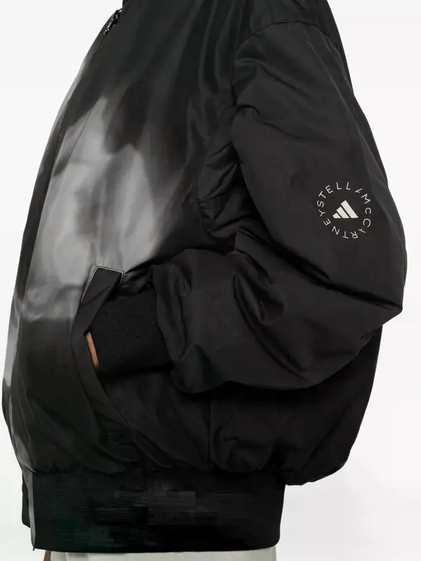 Adidas By Stella McCartney Floral Print Bomber Jacket