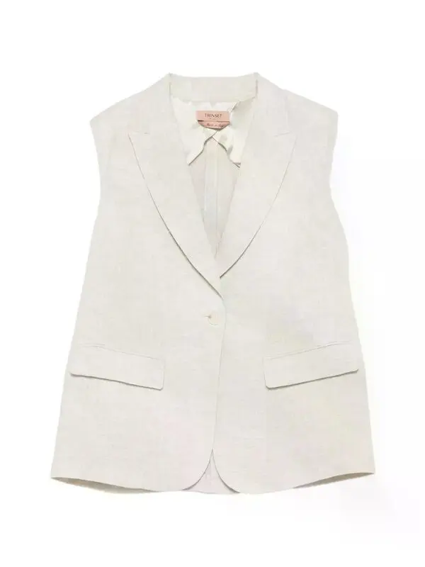 TWINSET Flap-pocket Single-breasted Gilet