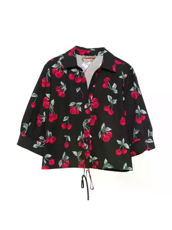 TWINSET Printed Poplin Shirt