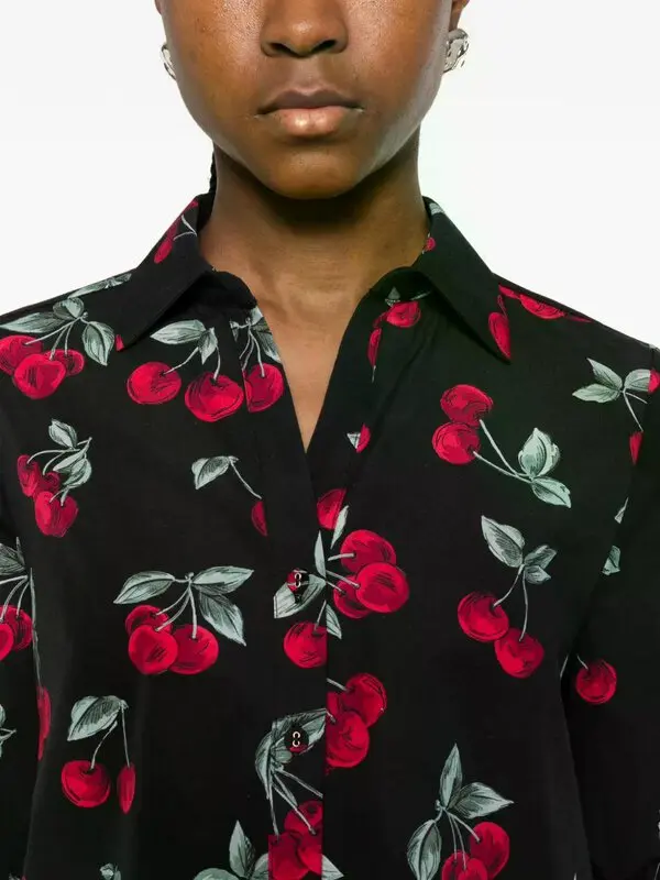 TWINSET Printed Poplin Shirt