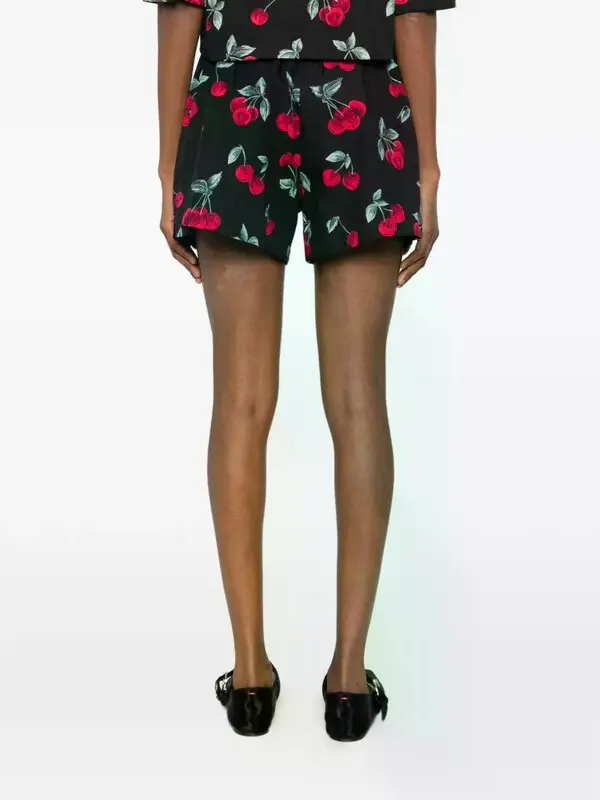 TWINSET Cherry-print Shorts