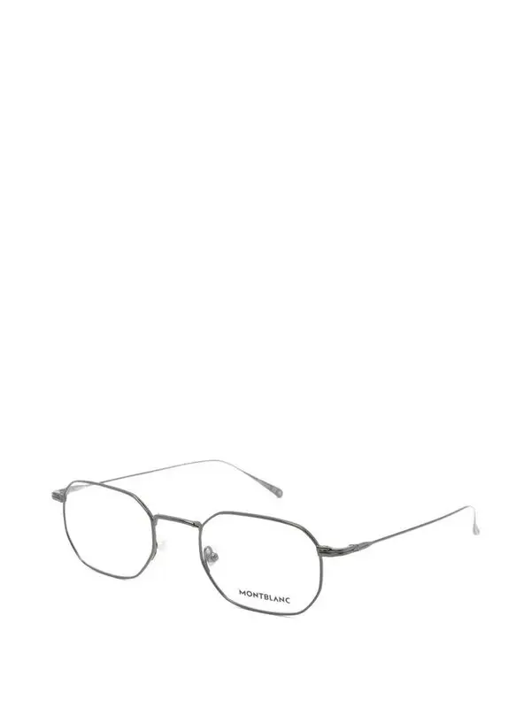Montblanc Geometric-frame Eyeglasses - Silver