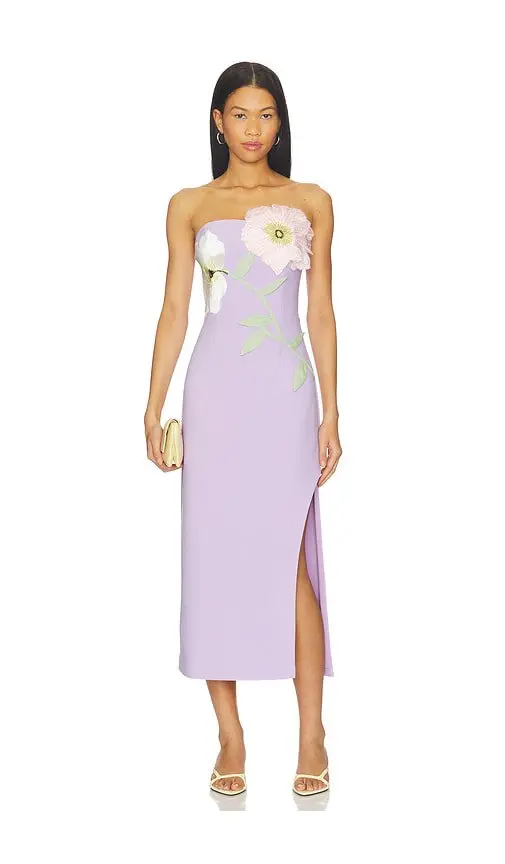 ELLIATT Hope Midi Dress In Lavender - Pastel Purple