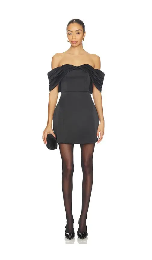 ELLIATT Hope Tulip Mini Dress - Black