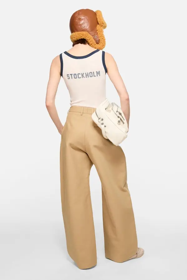 Acne Studios Tailored Satin Trousers