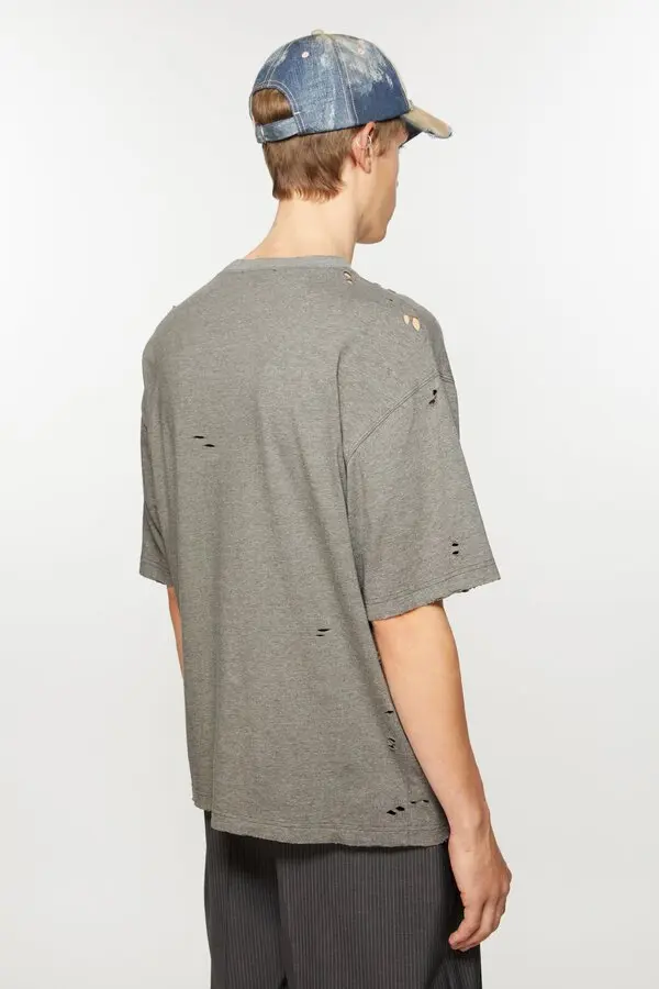 Acne Studios Distressed Logo T-shirt