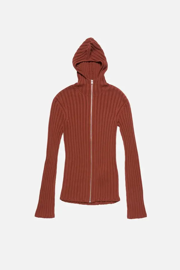 Acne Studios Zip-up Hooded Cardigan