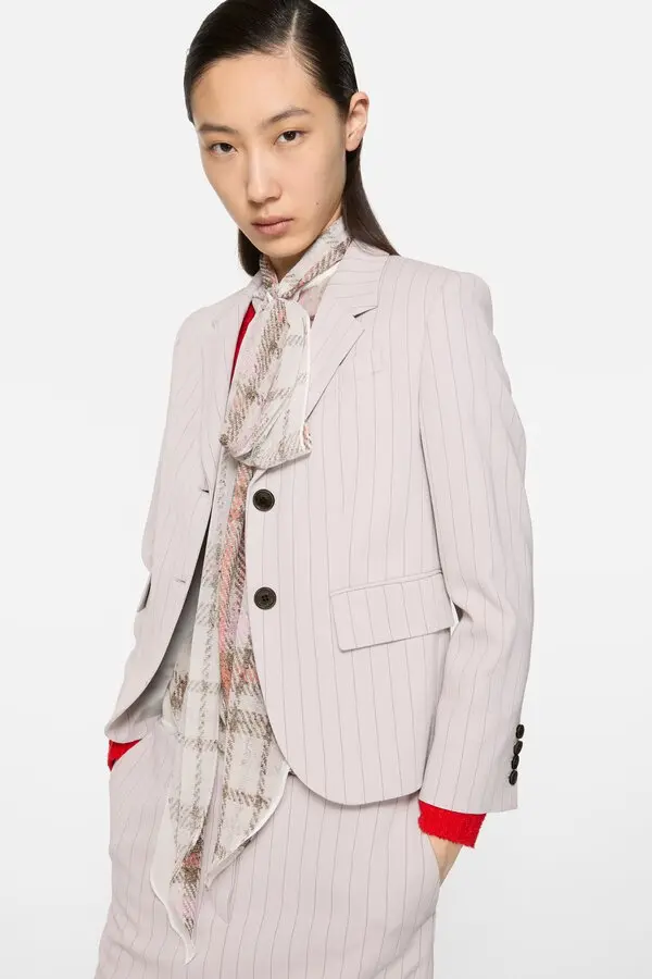 Acne Studios Single-breasted Pinstripe Jacket