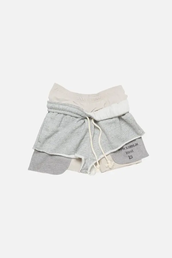Acne Studios Layered Fleece Shorts