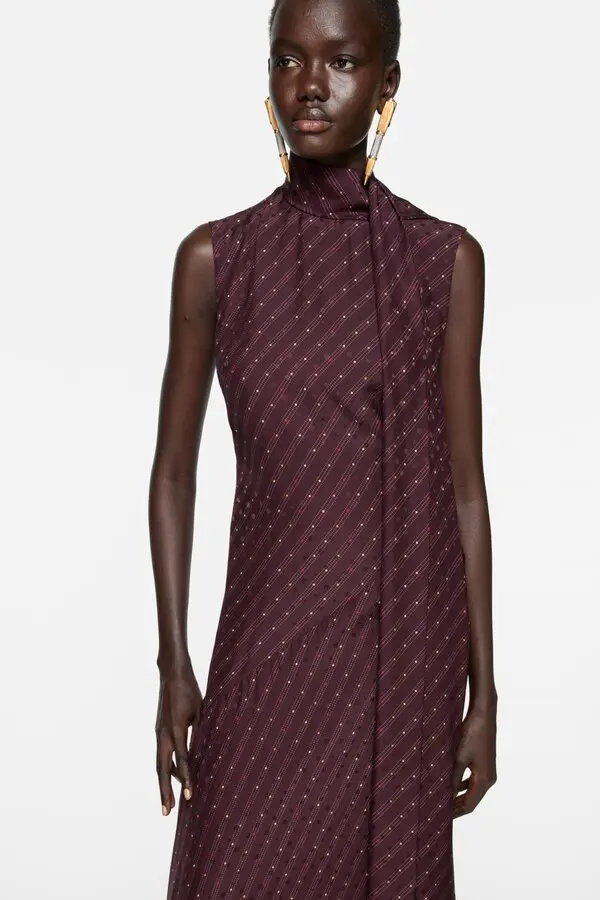 Acne Studios Silk Tunic Dress