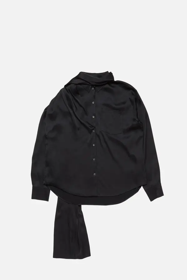 Acne Studios Layered Satin Blouse