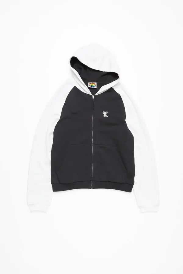 Acne Studios Bicolour Zip-up Hoodie