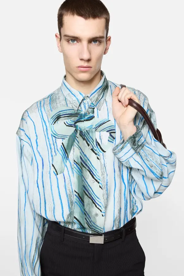 Acne Studios Printed Button-up Shirt