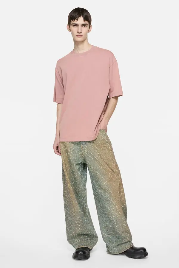 Acne Studios Short Sleeve T-shirt - Lavender Purple