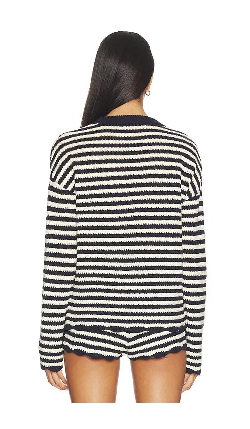Ciao Lucia Febo Pullover In Navy,white