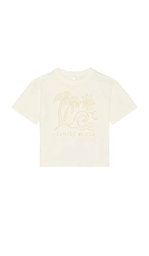 RYLEE + CRU Relaxed Tee In Ivory