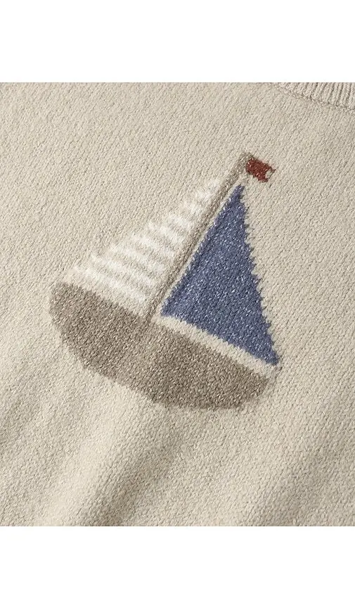 RYLEE + CRU Mountain Sweater - Sailboat
