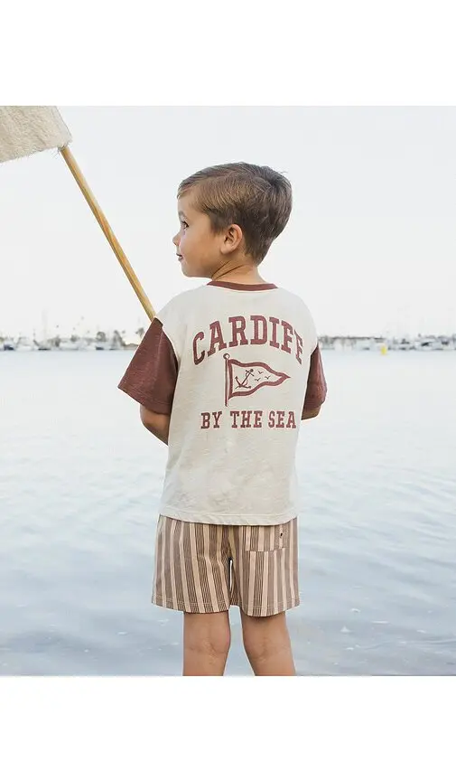 RYLEE + CRU Boardshort In Brown