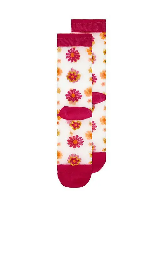 MOTHER The Step Up Socks In Pink
