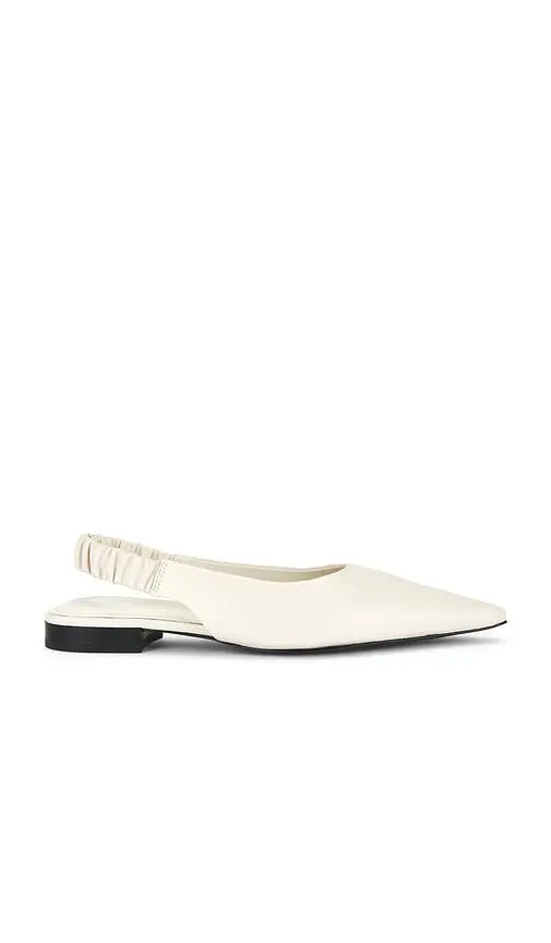 Rag & Bone Mercer Slingback Flat In White