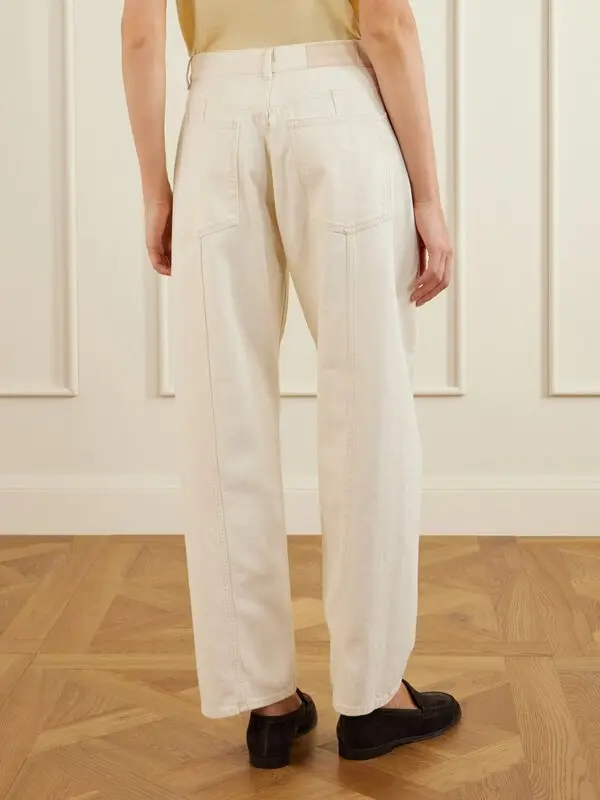 Another Tomorrow High-rise Organic Barrel-leg Jeans