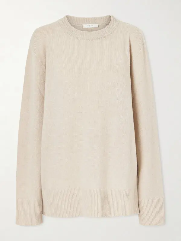 THE ROW Sibem Wool And Cashmere-blend Sweater - Neutrals