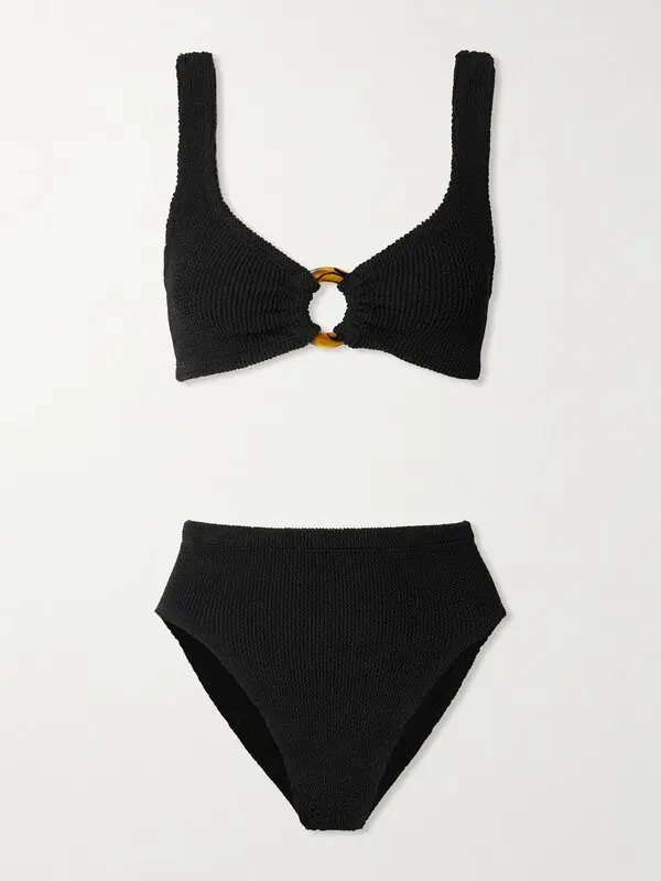Hunza G Nadine Original Crinkle™ Bikini - Black