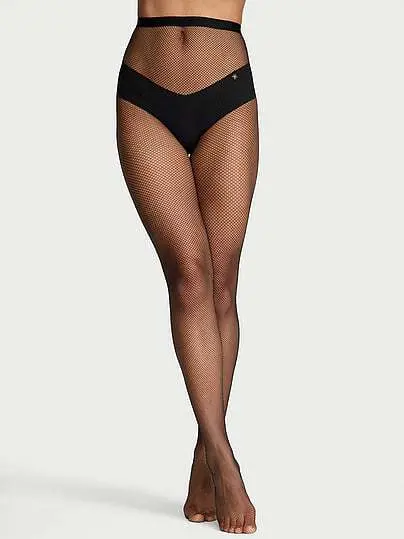 Victoria's Secret Fishnet Tights - Black