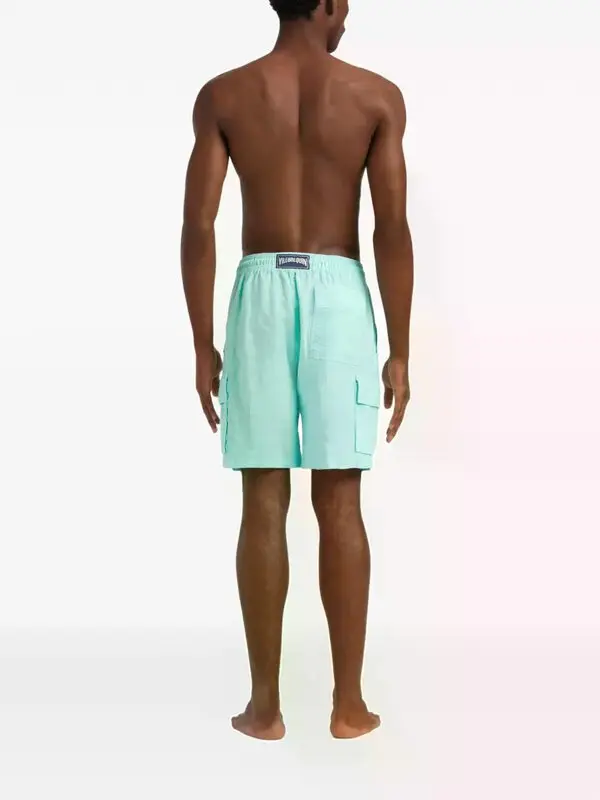 Vilebrequin Cargo-pocket Linen Bermuda Shorts - Blue