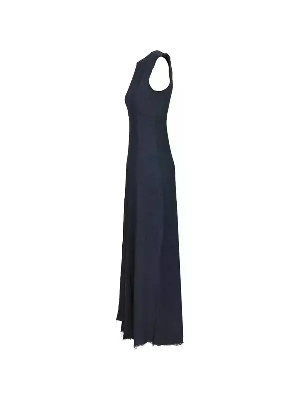 Seafarer Frayed-hem Maxi Dress