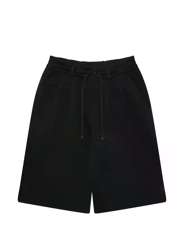 DOVER STREET MARKET Pleated Cotton Drawstring Shorts